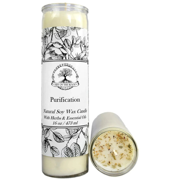 Purification 7 Day Soy Candle for Cleansing Rituals – Art Of The Root