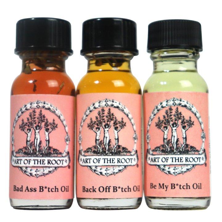 Bad Ass Bitch 3 OIL SET for Respect, Power, Banishing & Control