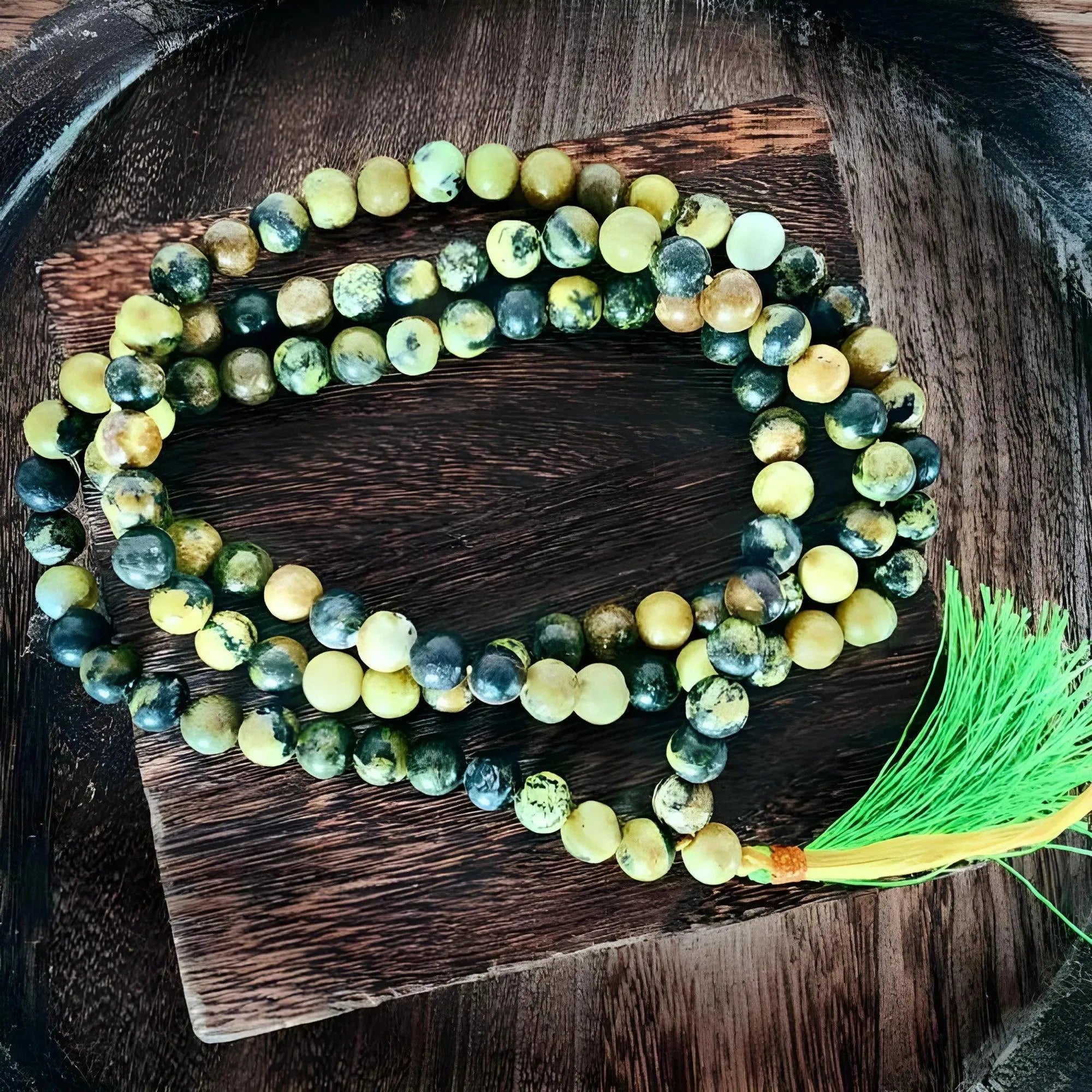 Serpentine Mala Beads for Enhanced Rituals | Art of the Root – Art Of ...