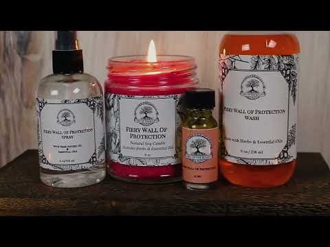Fiery Wall of Protection Conjure Oil | Art of the Root